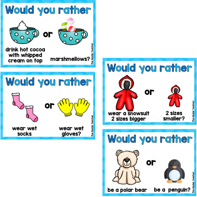 Would You Rather - Winter - Etsy