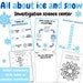 All About Ice and Snow- Investigation Science Center for Preschool - Etsy