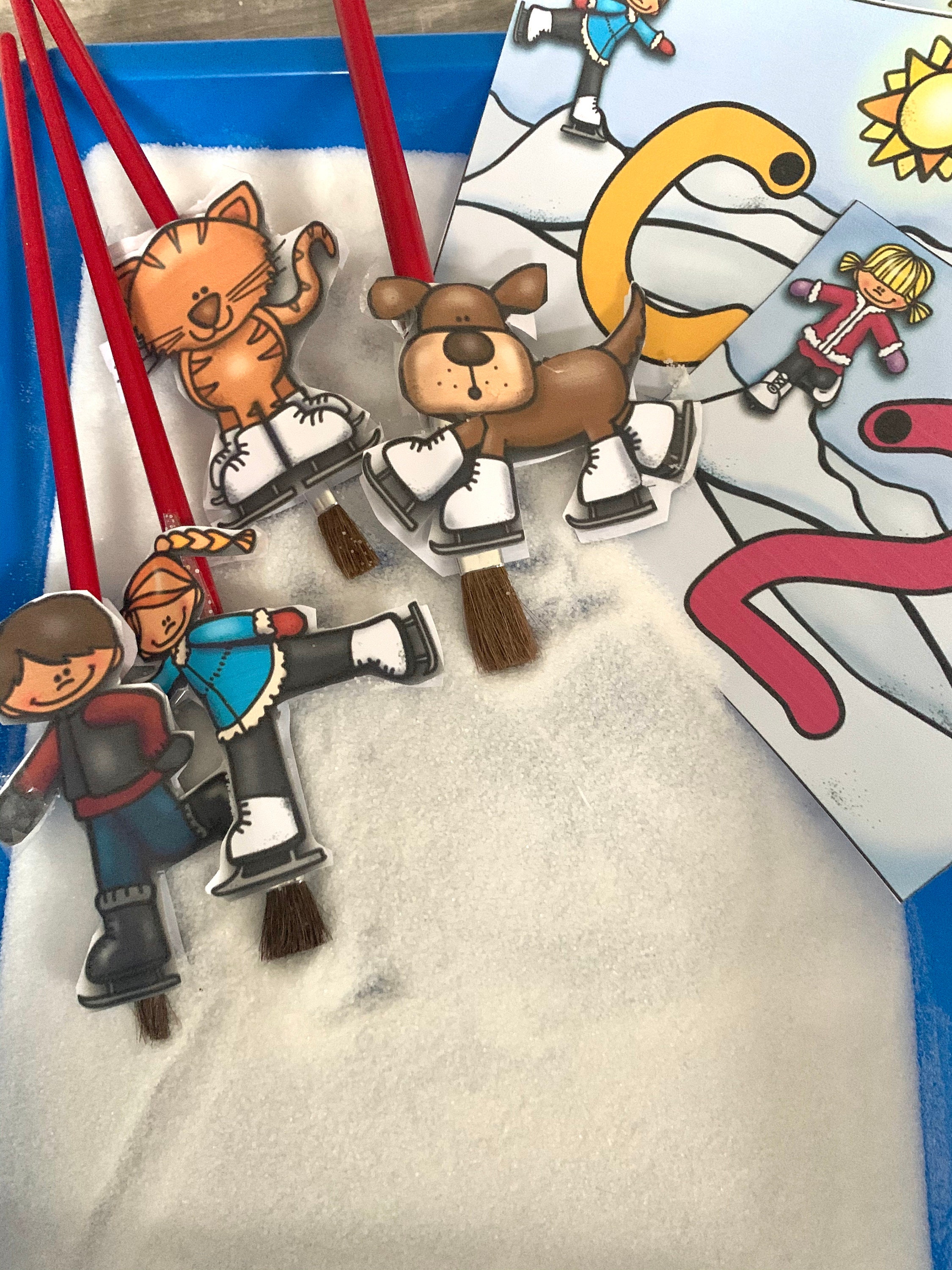 Salt Tray Writing - Number and Letter Formation - Early Years - Etsy