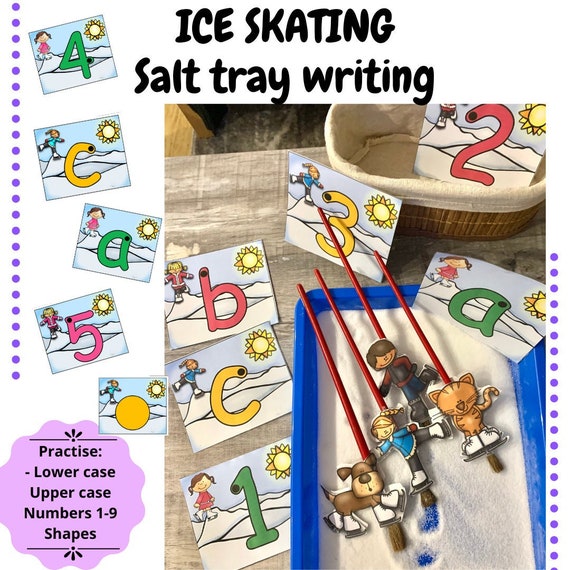 Salt Tray Writing Number and Letter Formation | Etsy