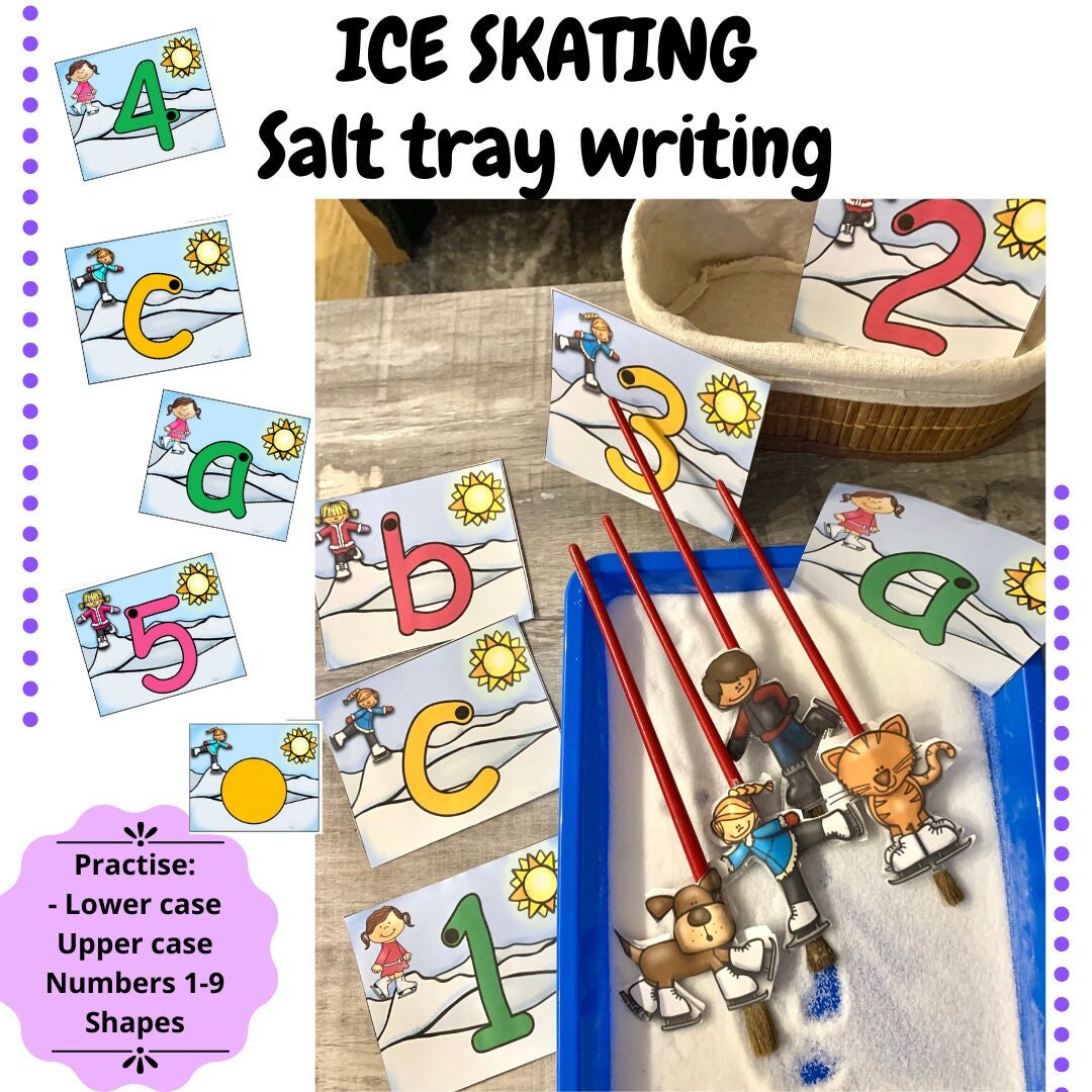 Salt Tray Writing Number and Letter Formation - Etsy