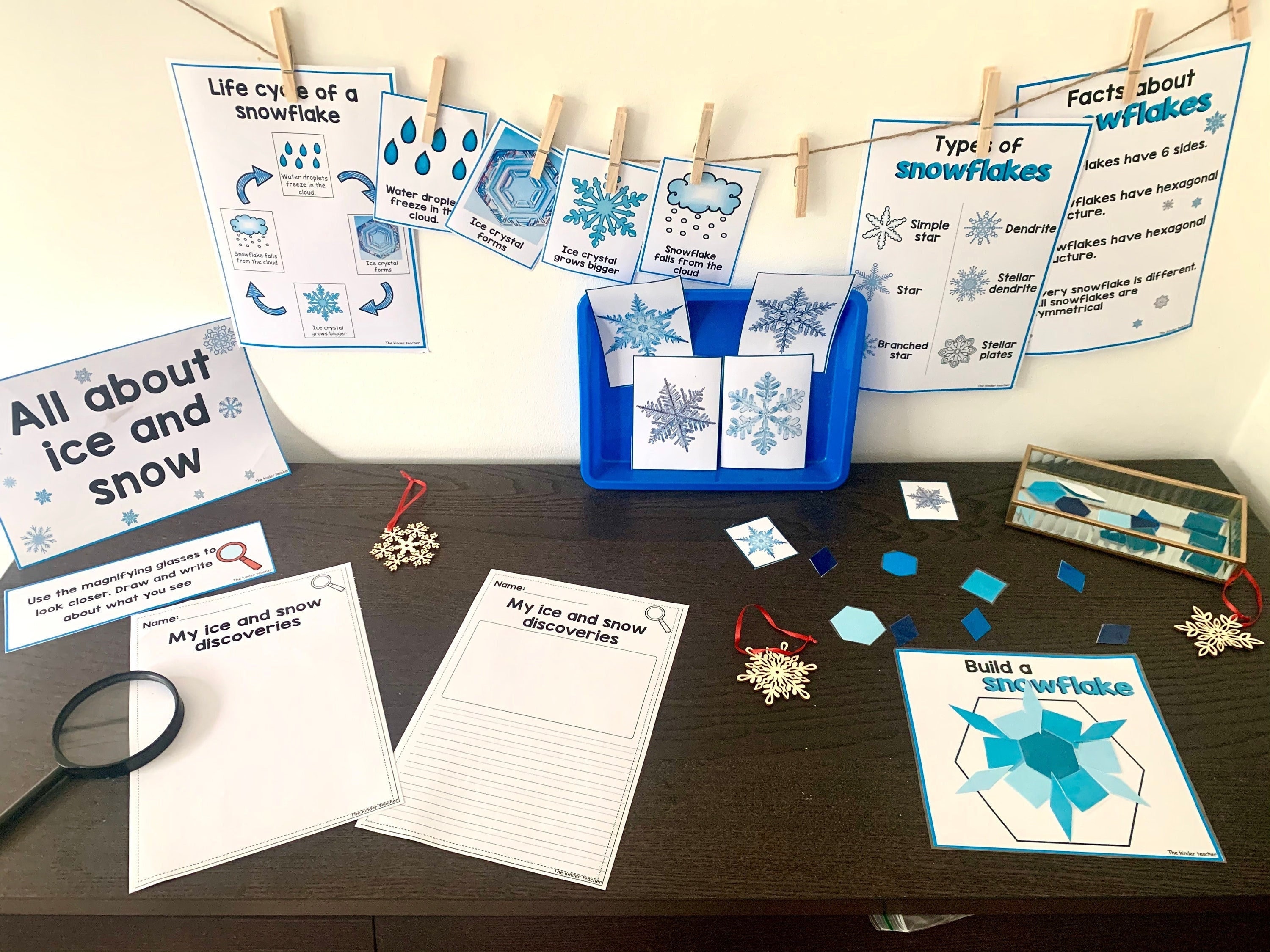 All About Ice and Snow- Investigation Science Center for Preschool - Etsy