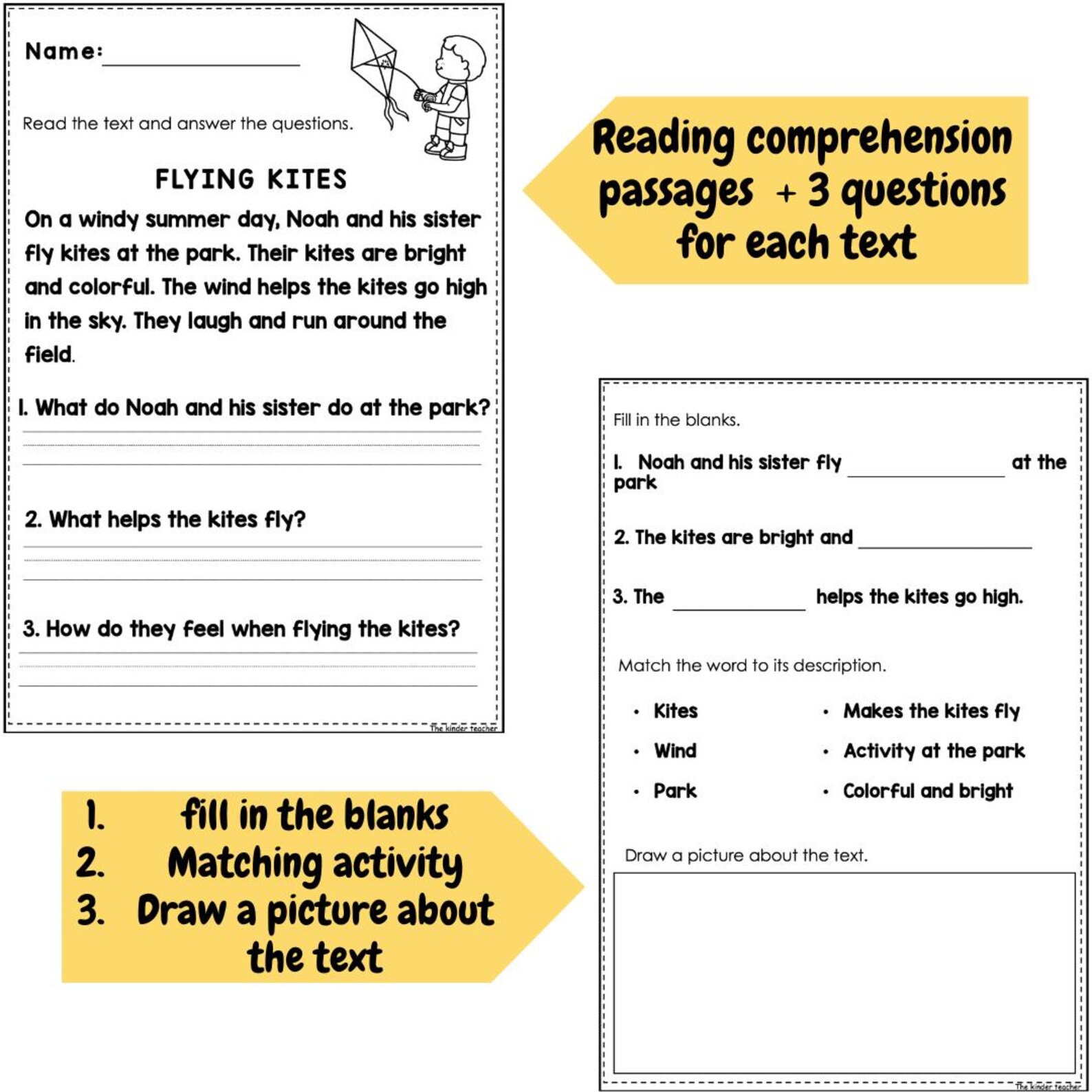Seasonal Reading Comprehension BUNDLE Passages for Year 1 and Reception ...