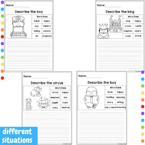 Descriptive Writing Booklet . Early Years Writing - Etsy