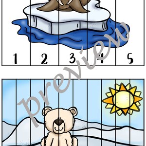 Polar Animals - Puzzles - Etsy