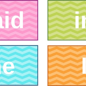 First 100 High Frequency Words Flashcards - Etsy UK