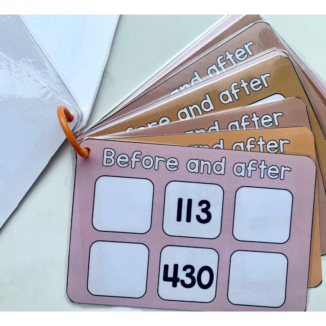 Before and After Numbers - Hundreds (from 100 to 999) - Etsy