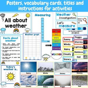 All About Weather - Investigation Science Center - Etsy