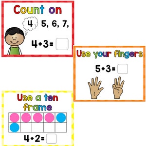 Addition Strategies Posters - Etsy