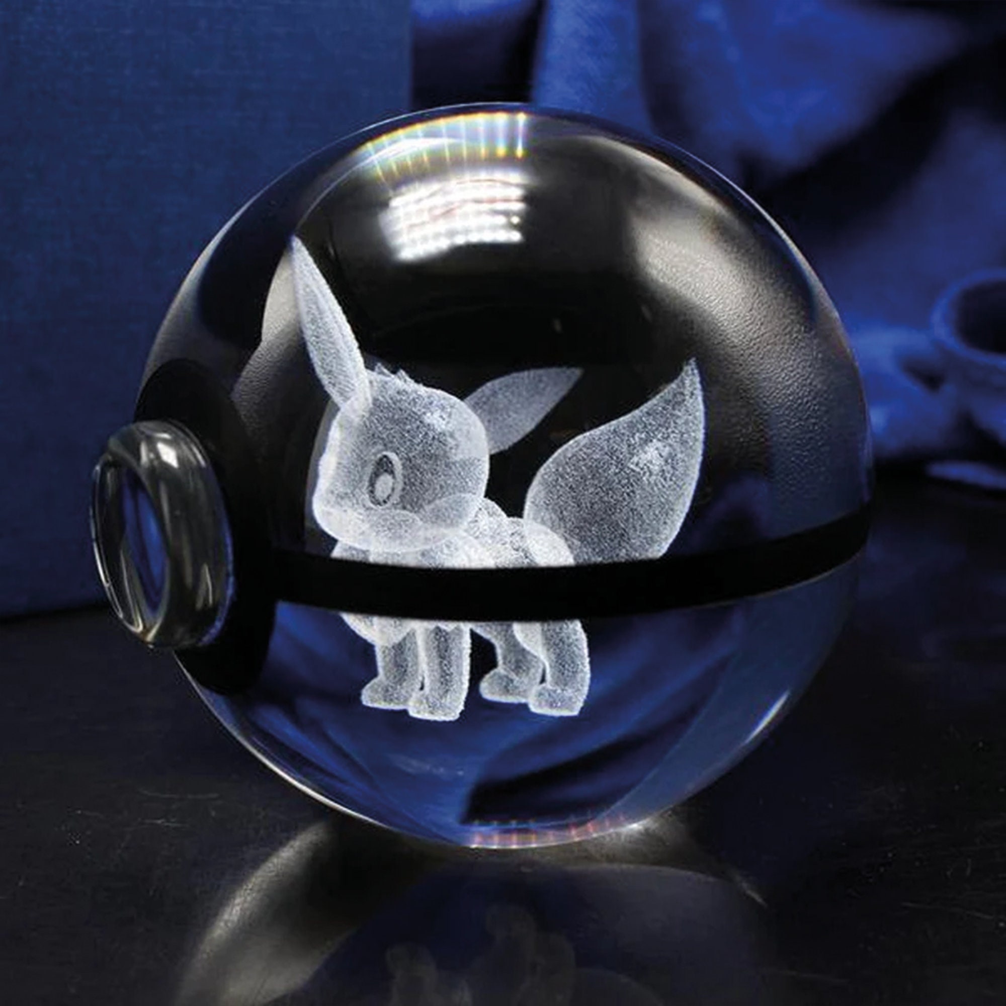 Eevee Crystal Pokeball Laser Engraving - Etsy UK