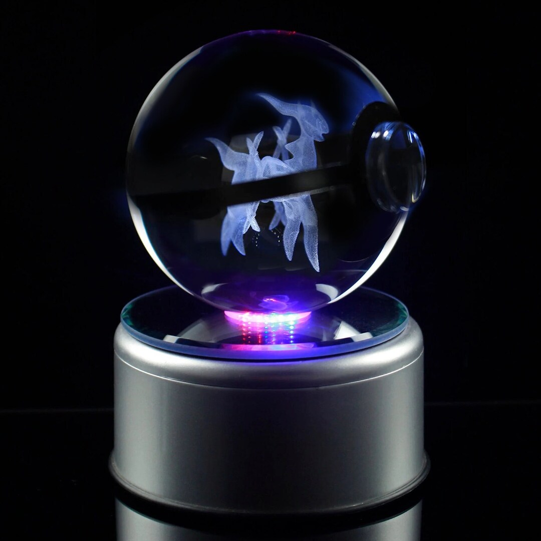 Arceus Crystal Pokeball Laser Engraving - Etsy