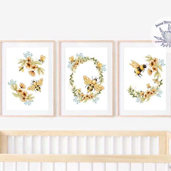 Girl Bee Themed Room Decor - Etsy