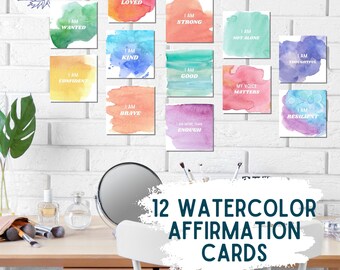 Boho Affirmation Mirror Labels, Affirmation Station, Classroom Decor ...
