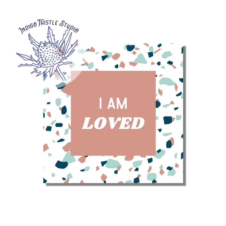 Boho Affirmation Mirror Labels Affirmation Station Classroom | Etsy