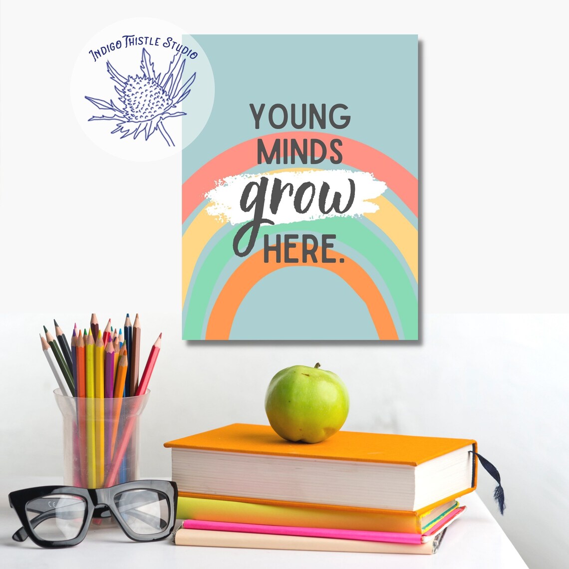 Groovy Classroom Decor, Growth Mindset Classroom Posters, Inspirational ...