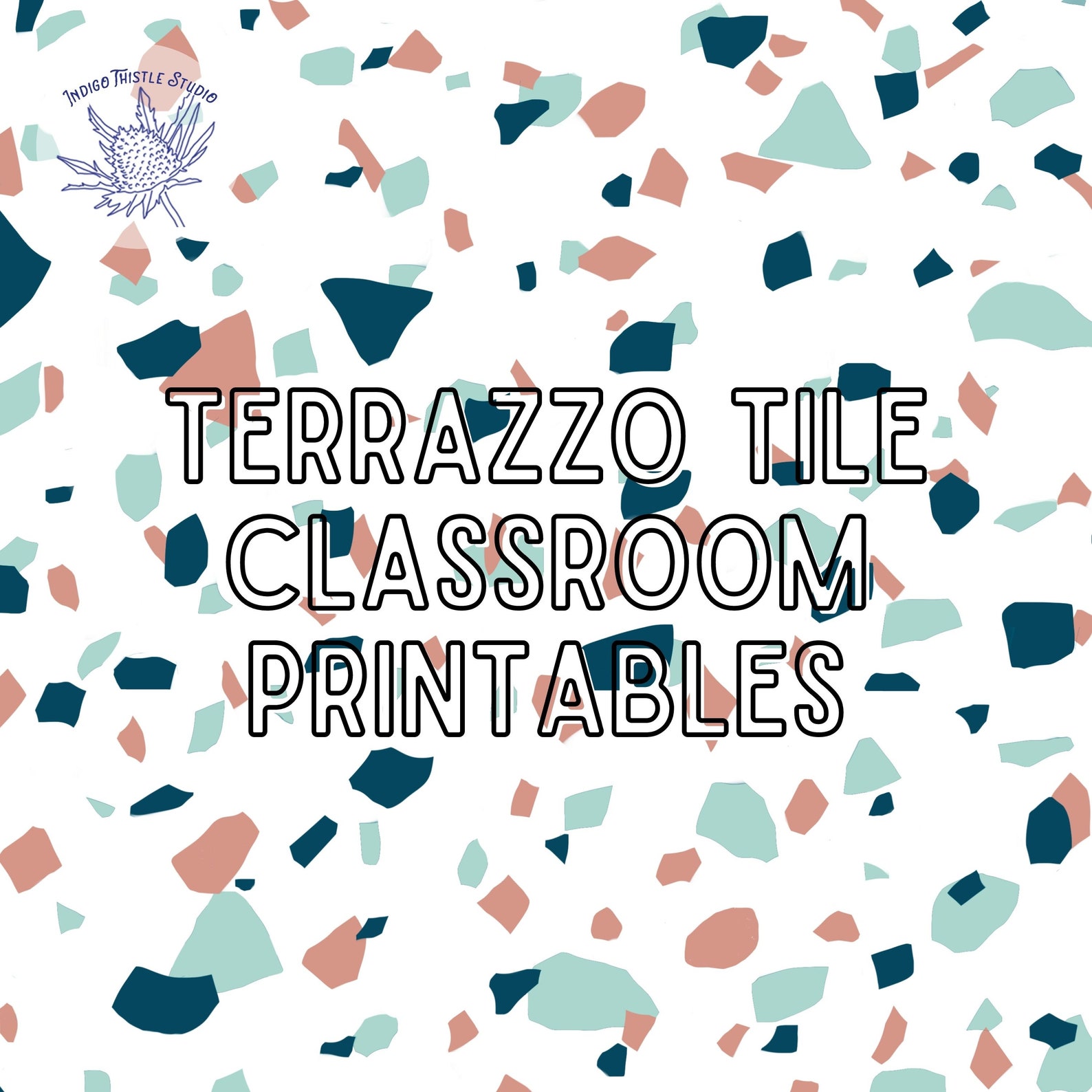 Cute Classroom Alphabet Posters Printable PDF Modern and - Etsy