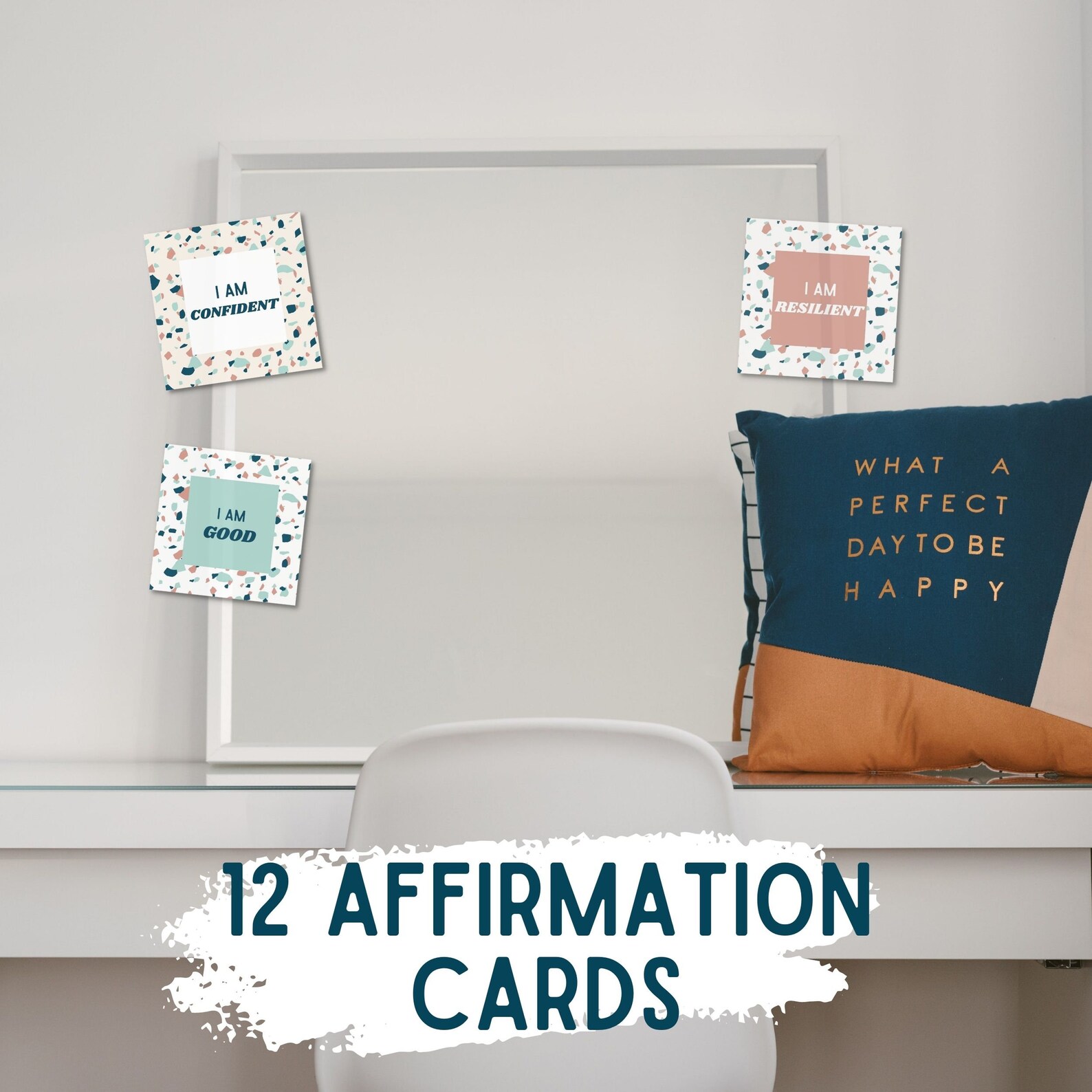 Boho Affirmation Mirror Labels Affirmation Station Classroom | Etsy