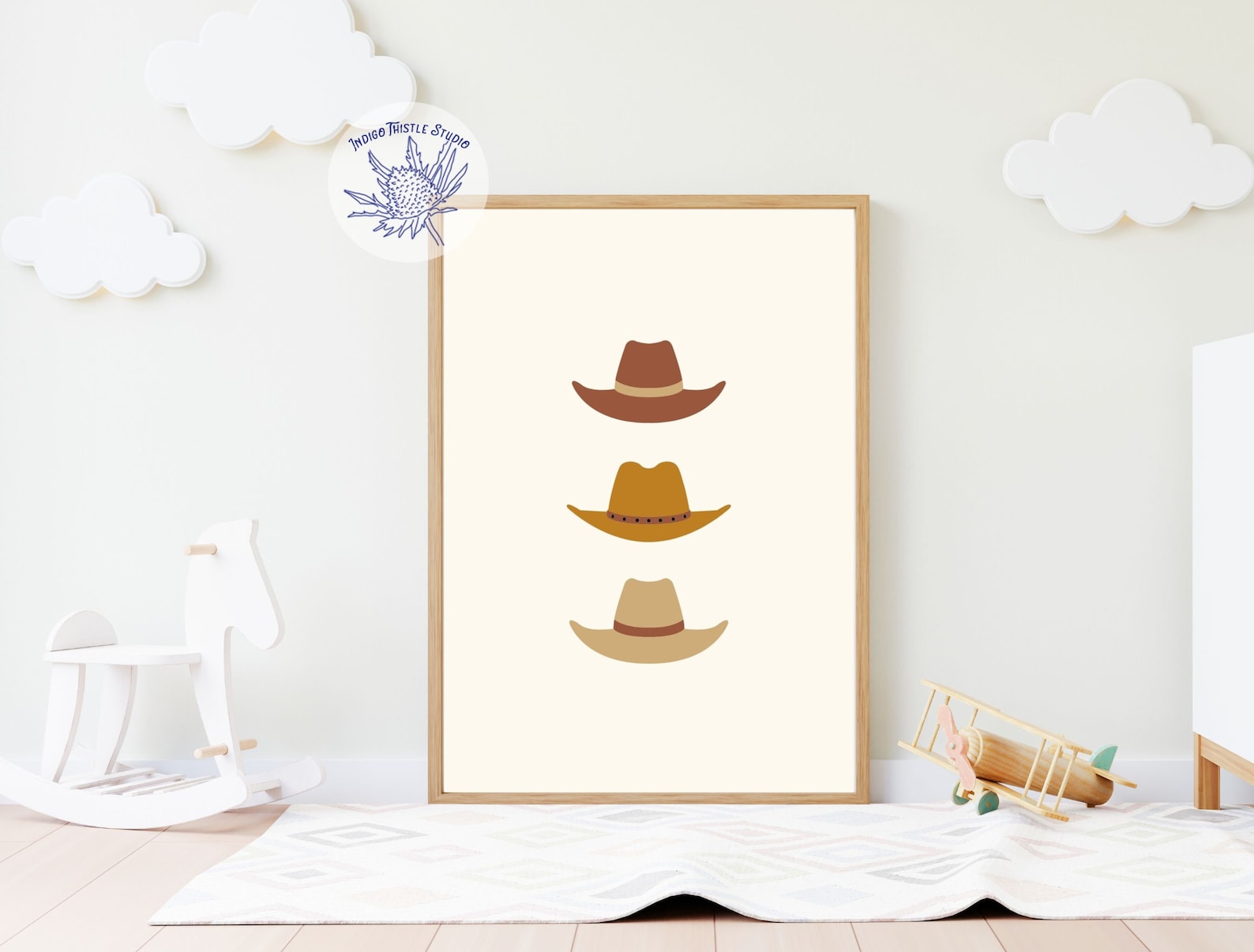 Cowboy Kids Rodeo Western Printables Set of 3 Southwestern - Etsy