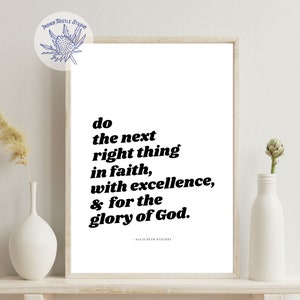 Christian Wall Art, Positive Encouraging Poster, Christian Art Prints ...