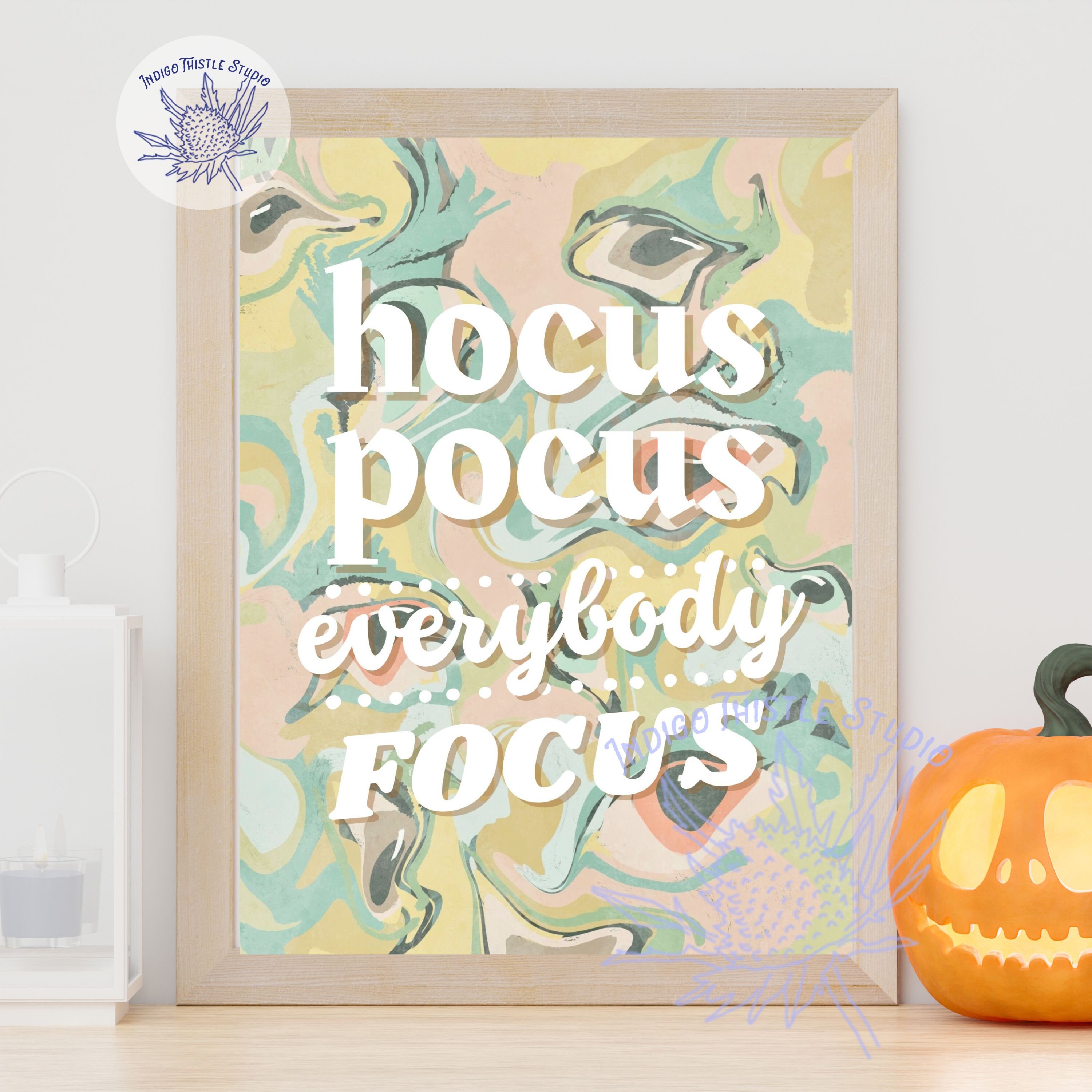 Halloween Classroom Poster Set, Set of 5, Halloween Gallery Wall ...