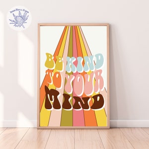 Groovy Theme Kindness Classroom Posters, Smiley Inspirational ...