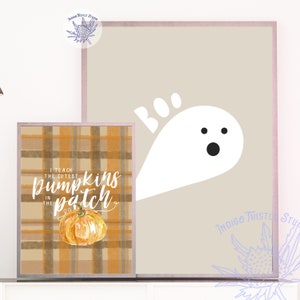 Halloween Classroom Poster Set, Set of 5, Halloween Gallery Wall ...