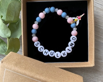 Armband Schulkind I Multicolor Perlenarmband I Buchstaben I - Etsy.de