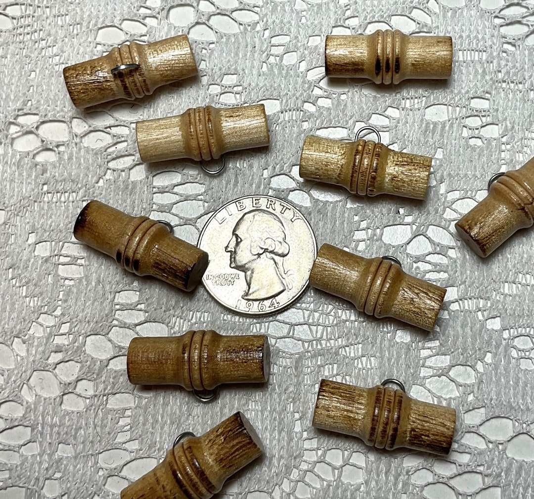 1 Dozen Natural Wood Toggle Shank Buttons 40 Ligne 1" 25mm - Etsy