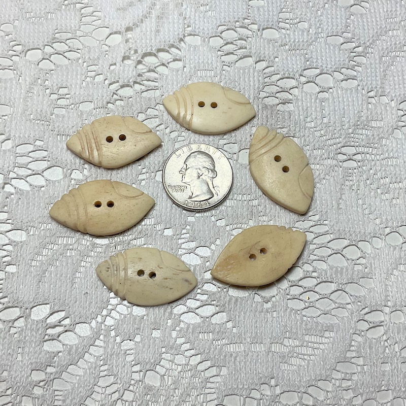 Bone Buttons - Etsy