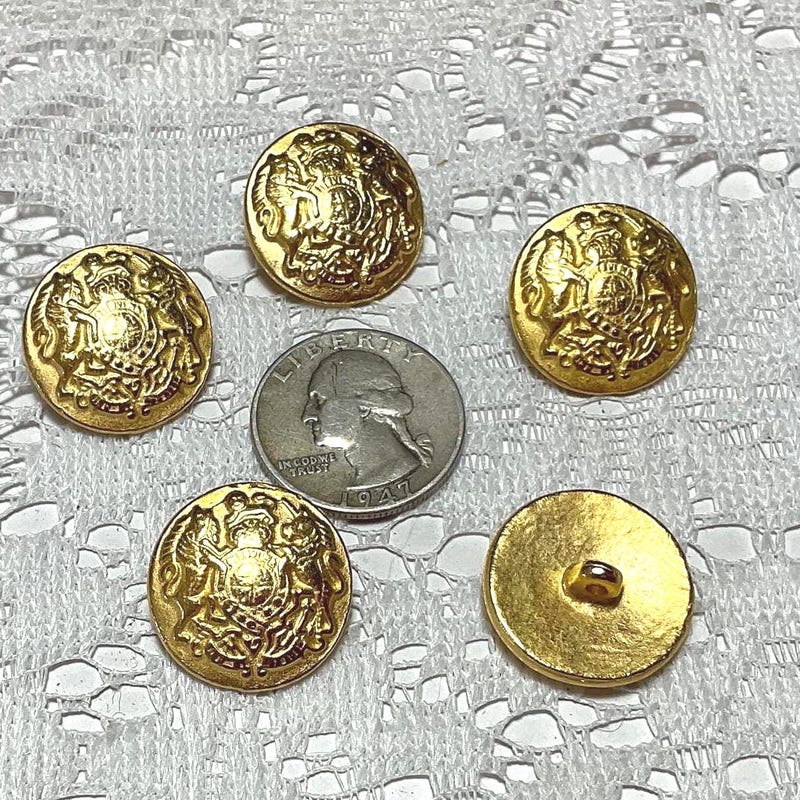 Metal 22mm Buttons - Etsy