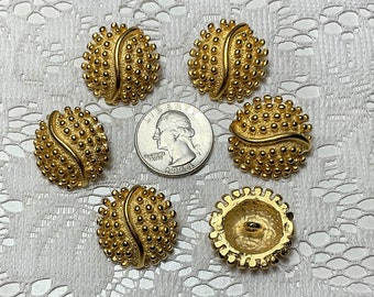 6 Vintage Plastic Medusa Buttons 40 Ligne - Etsy