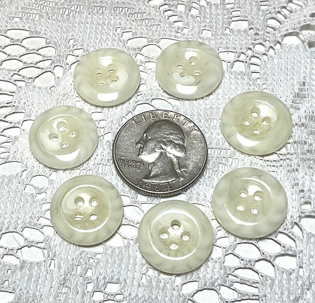 1 Dozen Vintage Plastic 4 Hole Mottled Buttons 28 Ligne 18mm - Etsy