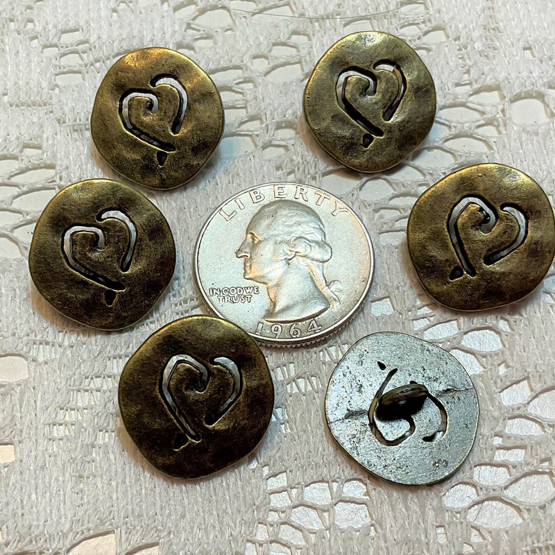 Heart Buttons - Etsy