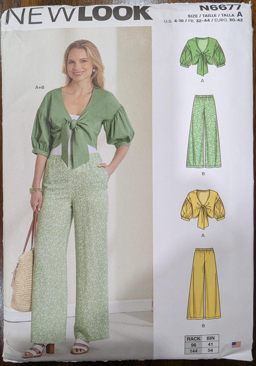Uncut New Look Sewing Pattern #N6677 for Misses' Jacket and Pants ...