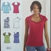 Uncut Simplicity Sewing Pattern #2364 for Misses' Plus Size Knit Tops ...