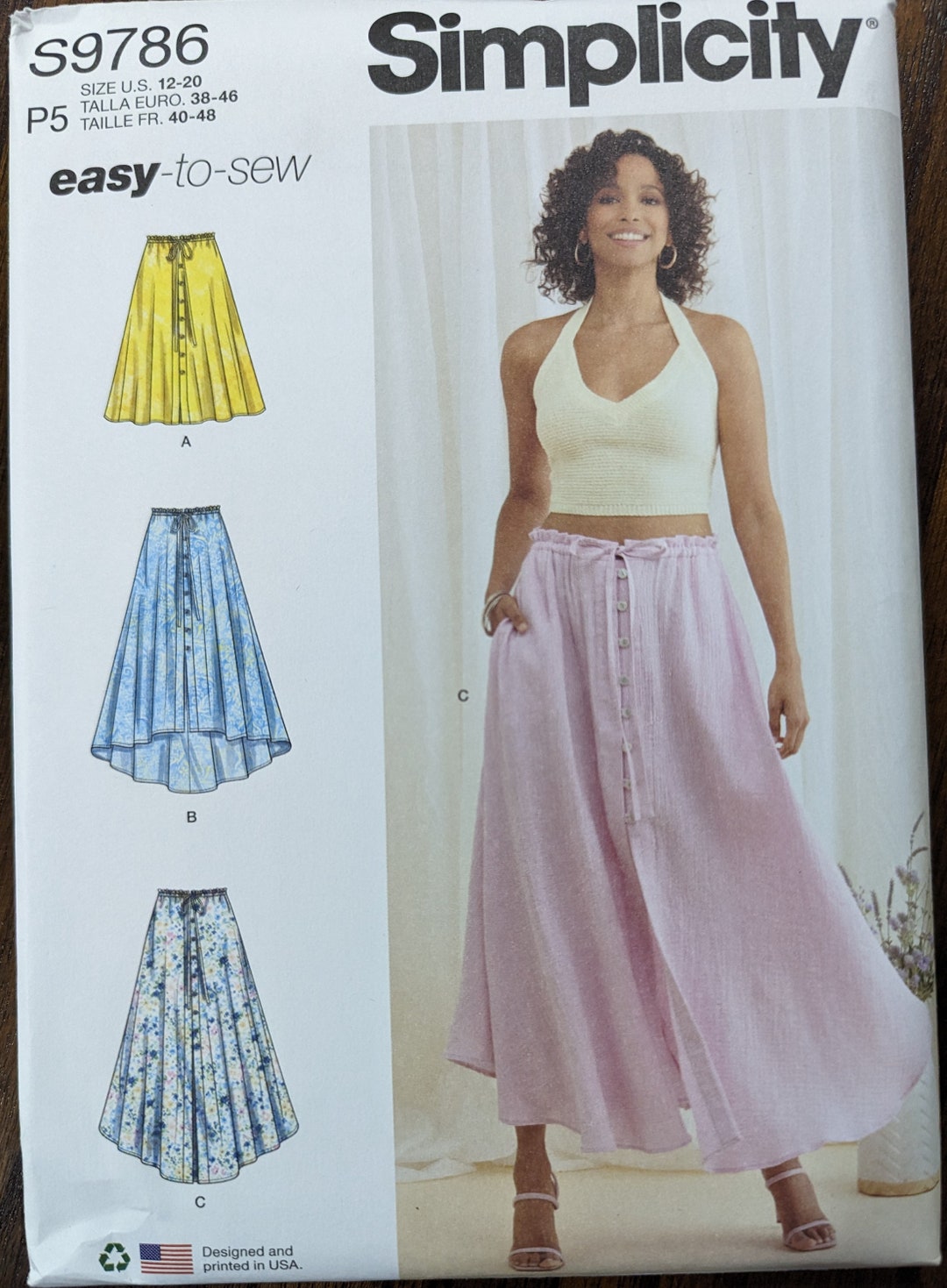 Uncut Simplicity Sewing Pattern #S9786 for Misses and Misses' Plus Size ...