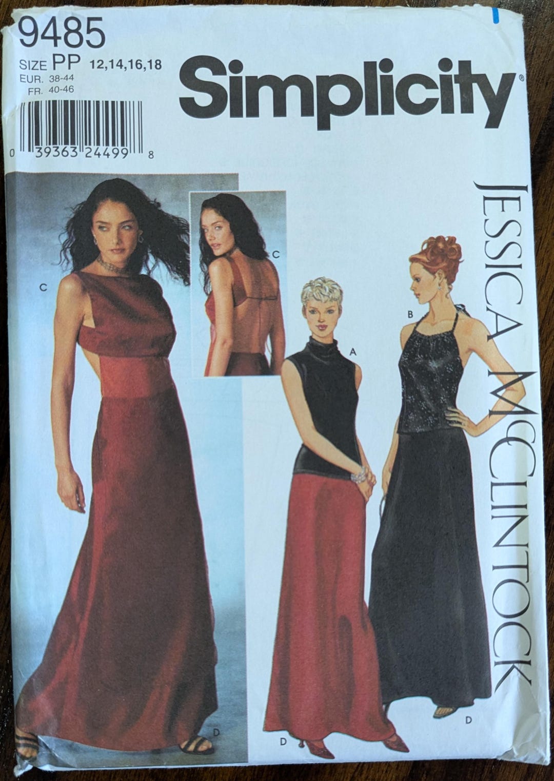 Uncut Simplicity Sewing Pattern #9485 for Misses and Misses' Plus Size ...
