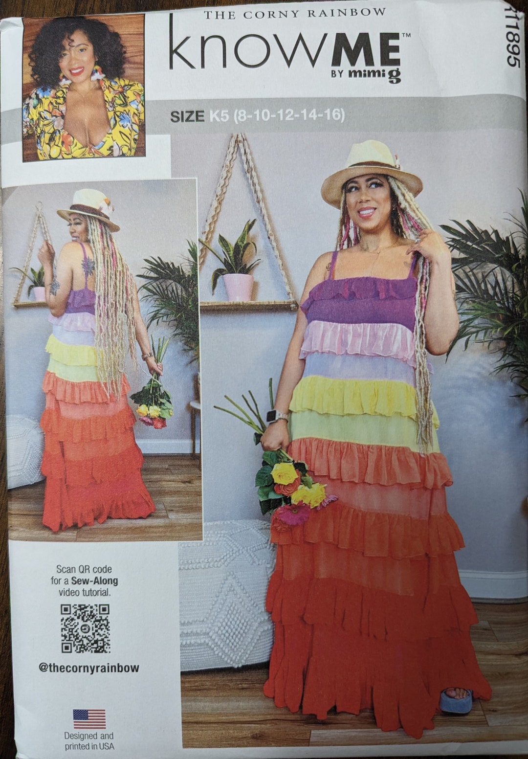 Uncut Know Me by Mimi G Sewing Pattern #ME2045 or Pattern #R11895 for ...