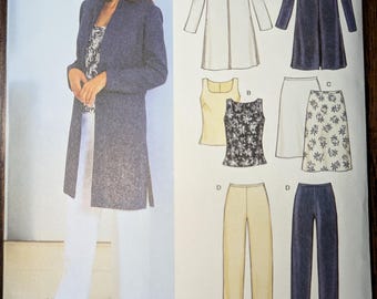 Uncut New Look Sewing Pattern #6299 for Misses' and Misses' Plus Size ...