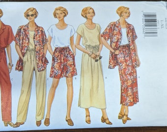 Uncut Butterick Sewing Pattern 5754 for Misses' Jacket, Shirt, Skirt ...