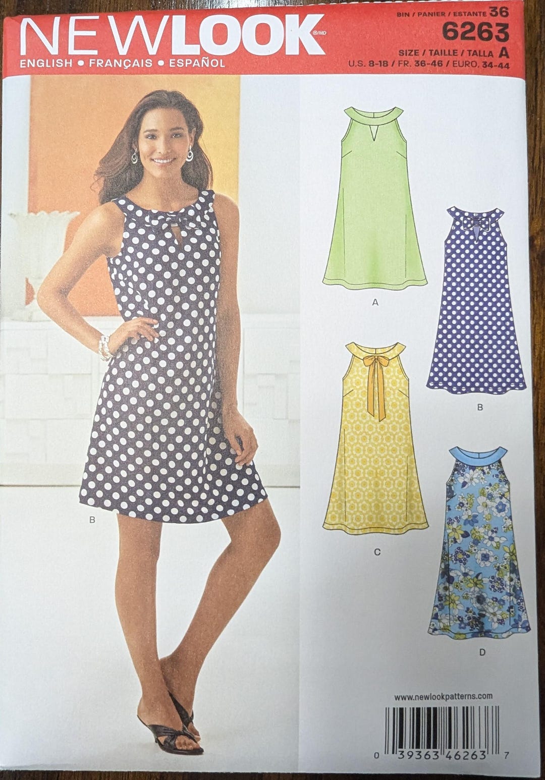 Uncut New Look Sewing Pattern #6263 for Misses and Misses' Plus Size ...