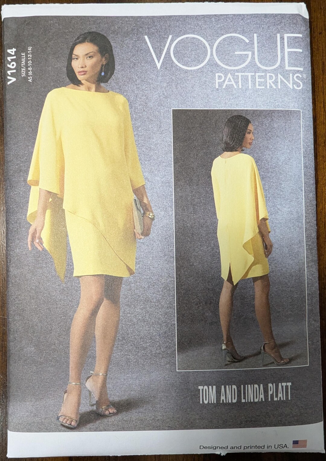 Uncut Vogue Sewing Pattern #V1614 for Misses and Misses' Plus Size ...