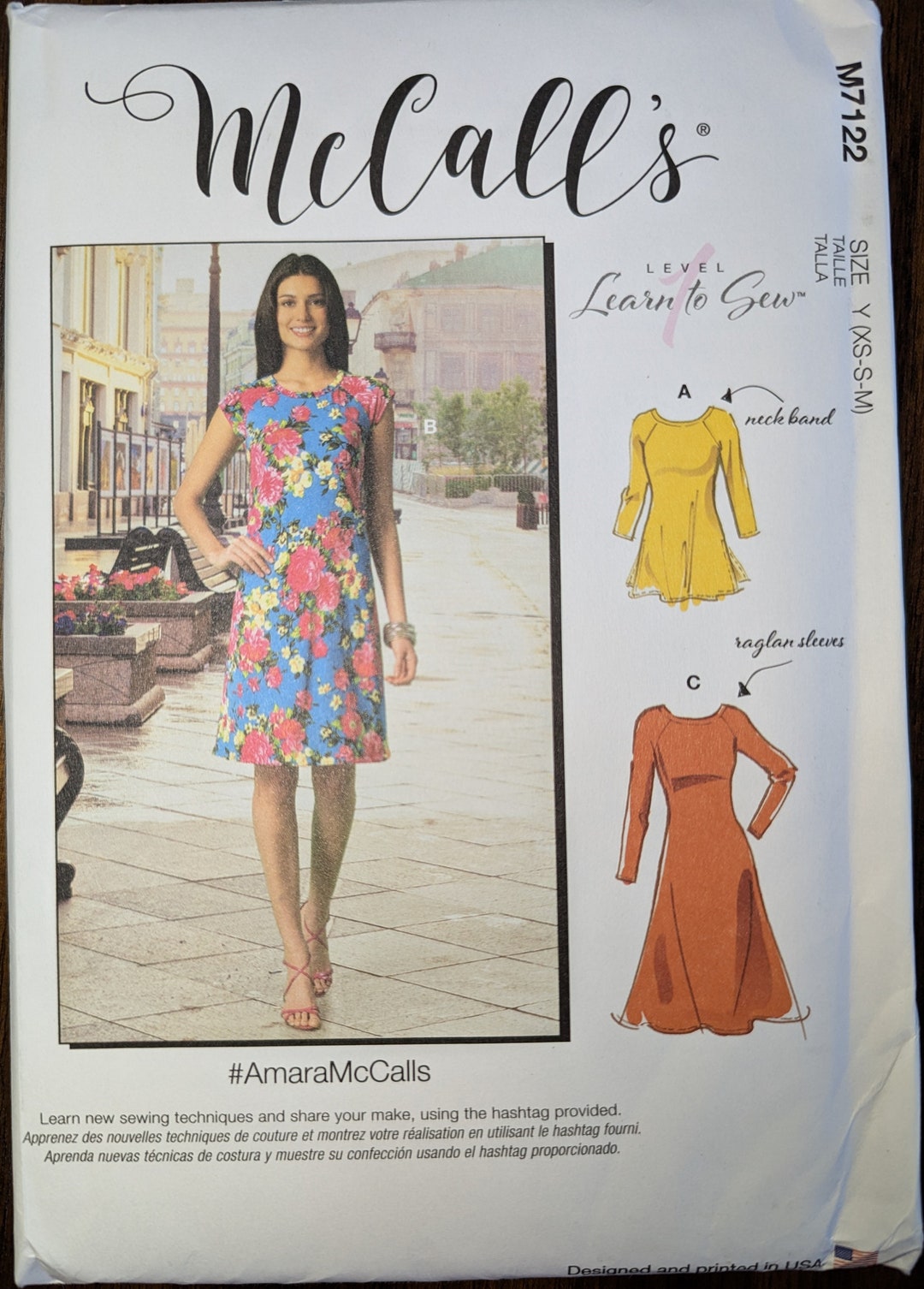 Uncut Mccall's Sewing Pattern #M7122 for Misses and Misses' Plus Size ...