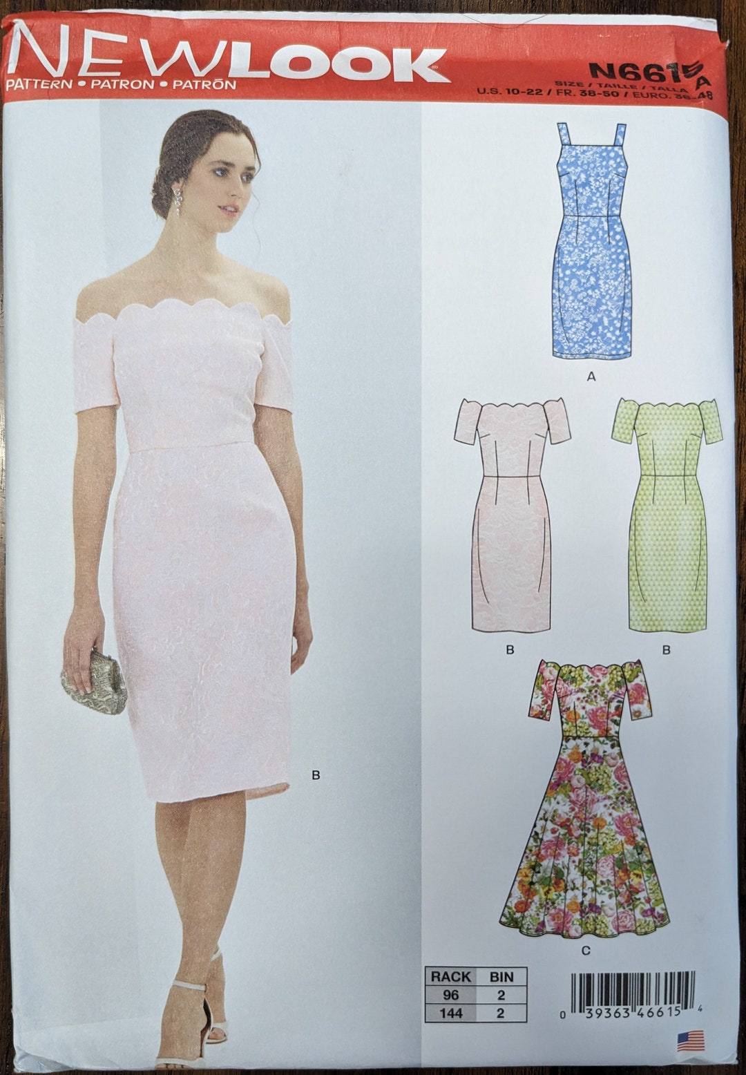 Uncut New Look Sewing Pattern #N6615 for Misses and Misses' Plus Size ...