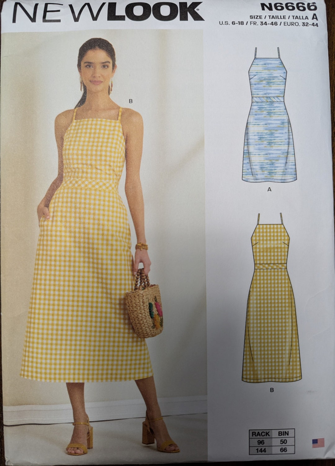 Uncut New Look Sewing Pattern N6666 for Misses and Misses' Plus Size ...