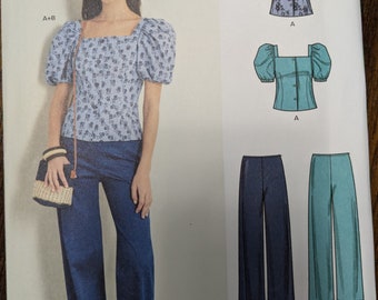 Uncut New Look Sewing Pattern #N6662 for Misses and Misses' Plus Size ...