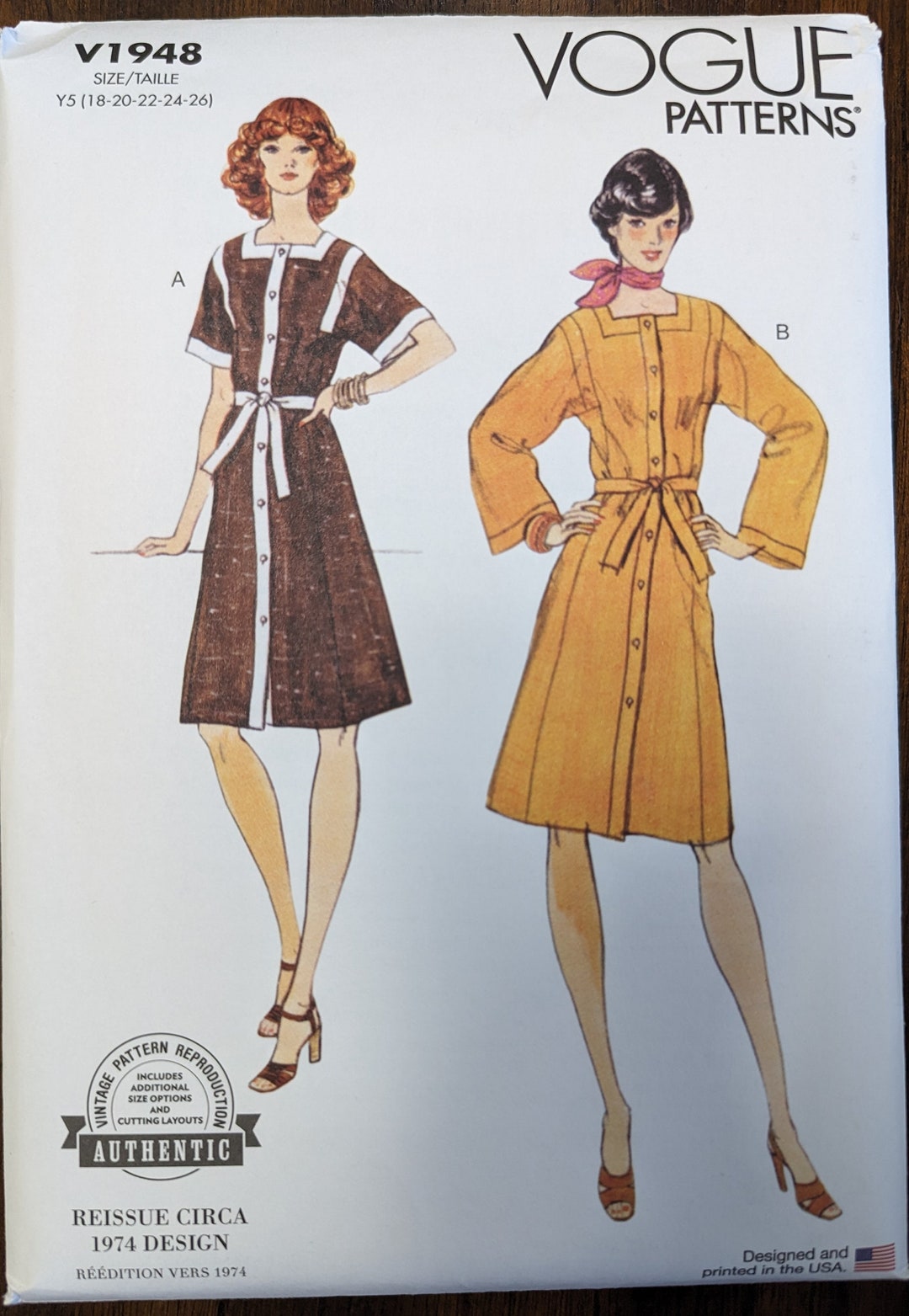 Uncut Vogue Sewing Pattern #V1948 for Misses and Misses' Plus Size ...