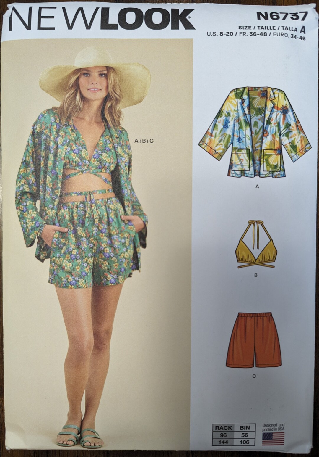 Uncut New Look Sewing Pattern #N6737 for Misses and Misses' Plus Size ...