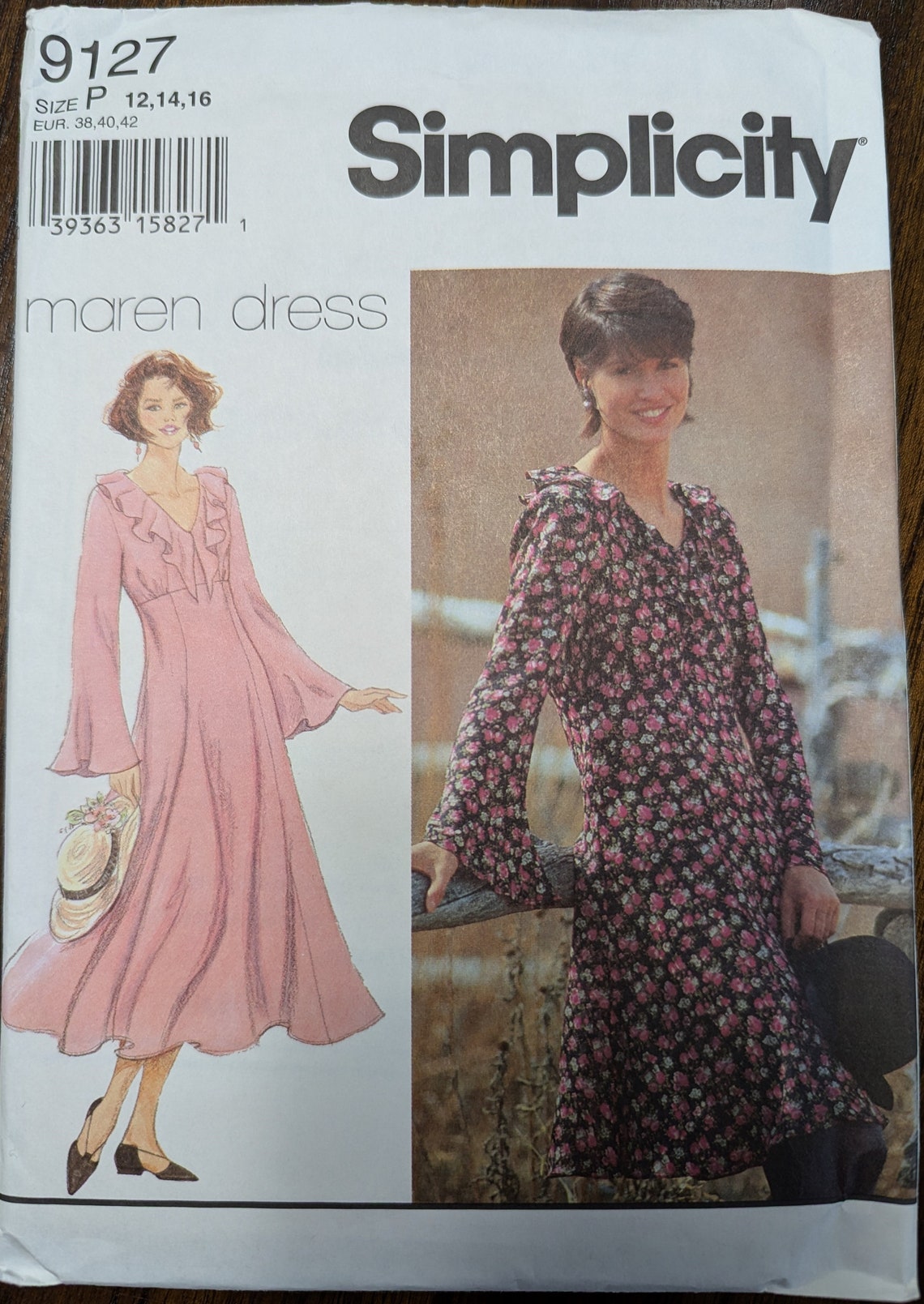 Uncut Simplicity Sewing Pattern #9127 for Misses' Dress With Length ...