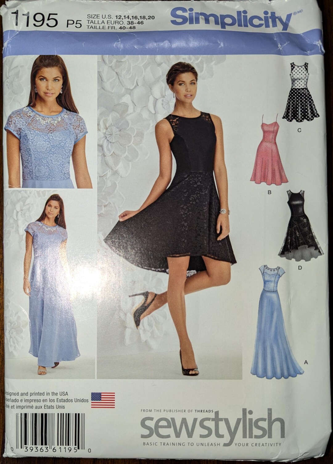 Uncut Simplicity Sewing Pattern #1195 for Misses and Misses' Plus Size ...